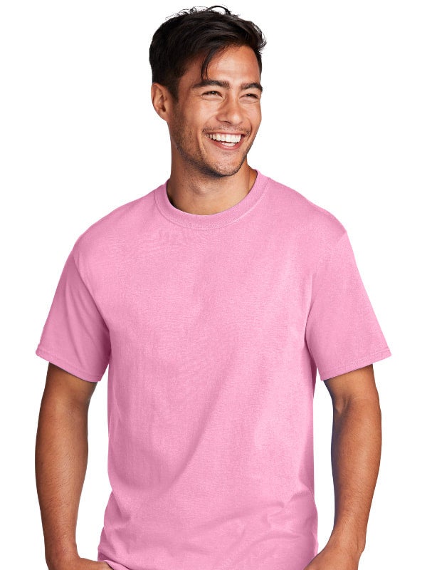 LIGHT PINK-CORE COTTON TEE | Vinyl Plus Depot