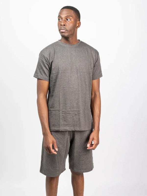 DARK GREY T-SHIRT AND SHORT SETS | Vinyl Plus Depot